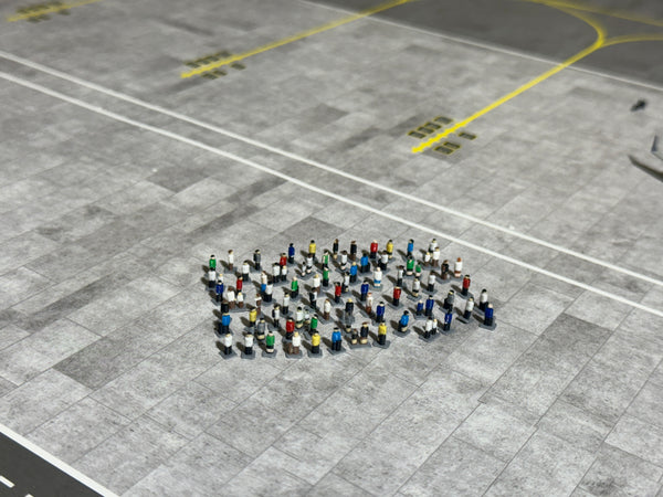 1:400 Scale x75 Passengers (PAX) For Model Airport – Jetset Models